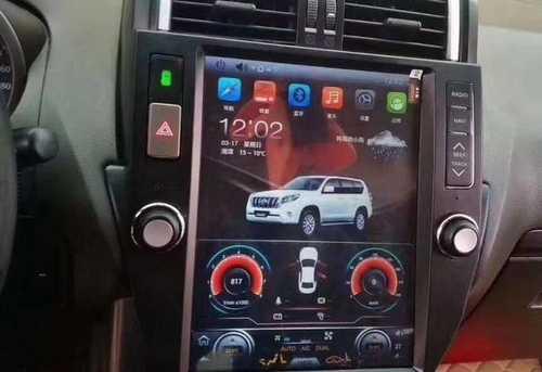 Toyota prado 150 стиль Tesla магнитола Android