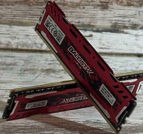 Оперативная память Crucial Ballistix 16gb 2400MHZ