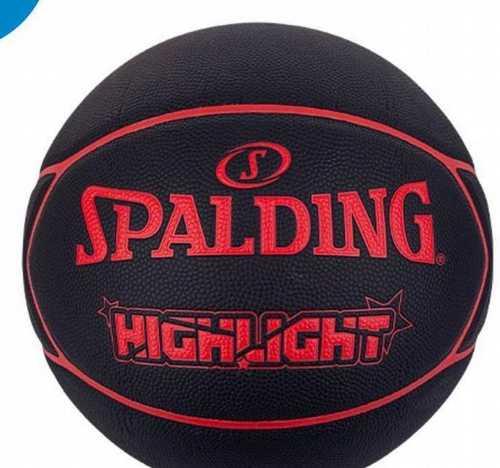 Баскетбольный мяч Spalding Highlight "Black Red"