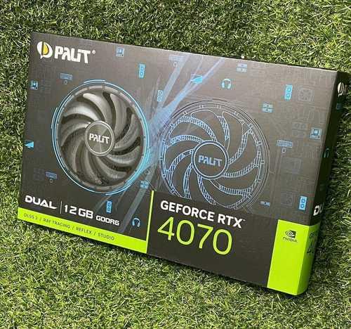 Видеокарта Palit RTX4070 dual 12Gb 192bit gddr6