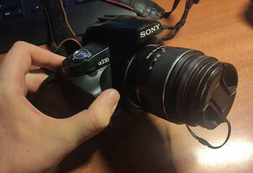 Фотоаппарат sony a230 + Sony e18 55