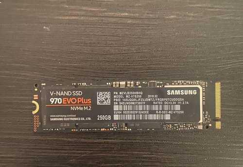 Ssd samsung 970 evo plus 250gb