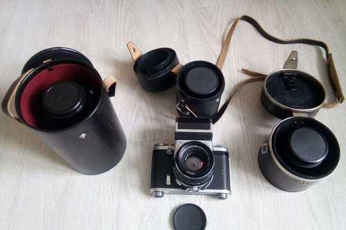 Фотоаппарат Германия pentacon six TL + 4 объектива