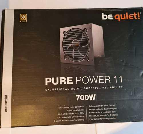 Блок питания be quiet pure power 11 700w