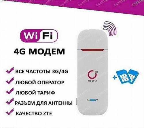 Универсальный 4G модем с Wi-Fi и Tapиф U90-29