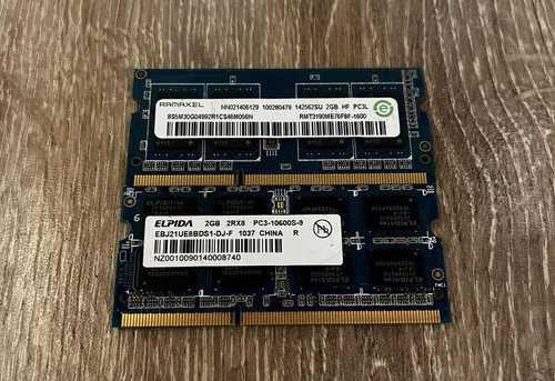 Оперативная память ddr3 2gb для ноутбука