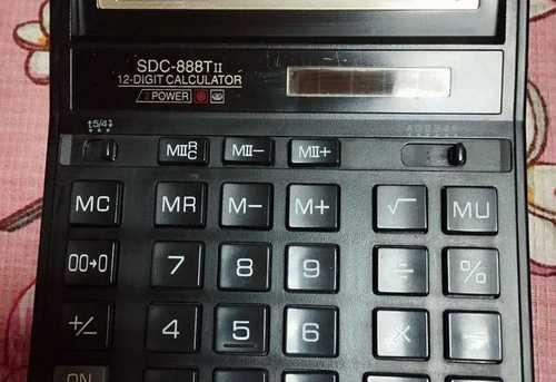 Калькулятор бухгалтерский citizen SDC-888 T