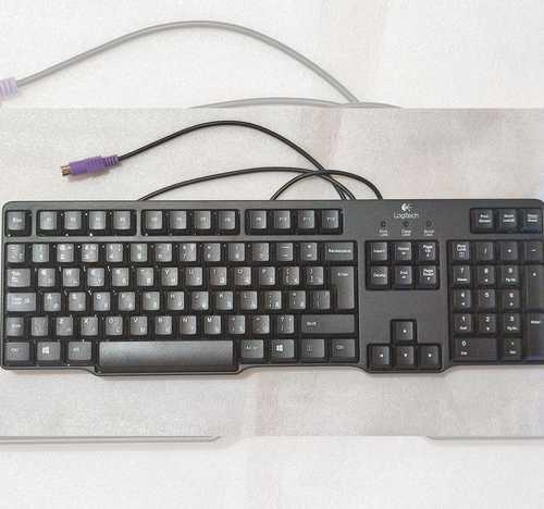 Клавиатура Logitech k100 (ps/2)