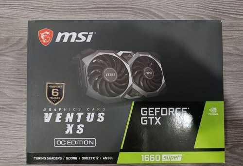 MSI GTX 1660 Super Ventus XS OC 6Gb с гарантией