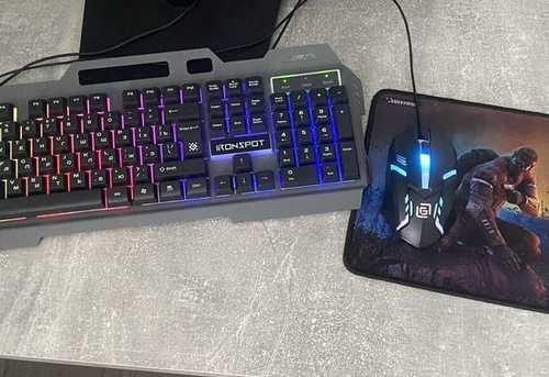 Игровые клавиатура и мышь