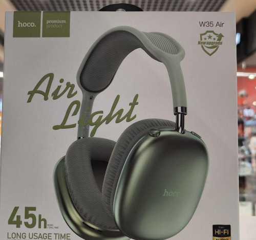 Bluetooth гарнитура hoco W35 Air (зеленый)