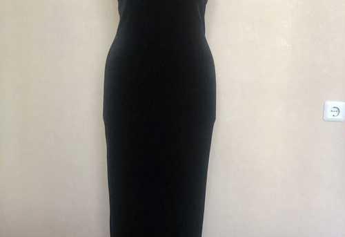 Платье вечернее женское 48 50 размер черное