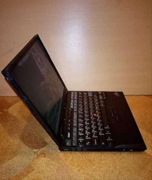 IBM thinkpad X31 с LPT/12"экран/1*40Гб/1,5 час акб