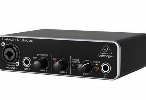 Behringer UMC22 USB-аудиоинтерфейс