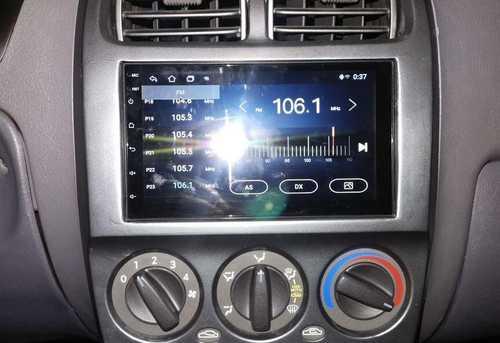 Рамка для 2 din магнитолы hyundai accent II