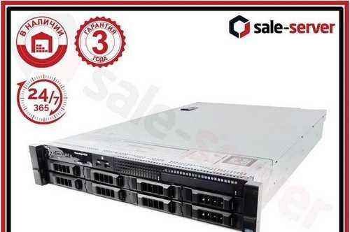 Сервер dell R720 8LFF 2x E5-2620 16GB 750W