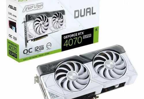 Видеокарта asus dual-RTX4070S-O12G-white 90YV0K84