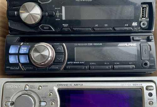 Магнитолы с блютуз Alpine Kenwood Sony