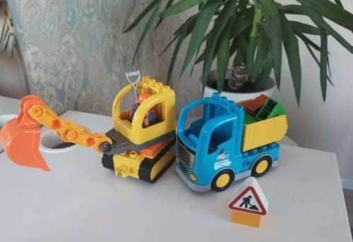 Набор Lego duplo грузовик и экскаватор
