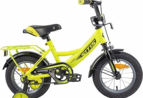 Велосипед sitis pams 12" (2023) Yellow Ros389