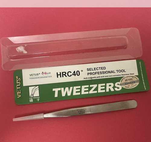 Пинцет для наращивания ресниц verus tweezers