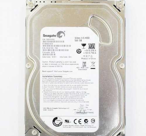 3.5 SATA HDD 500GB Seagate ST3500312CS