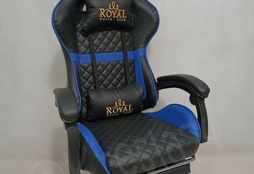 Игровое кресло Royal. Черно-синее
