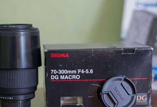 Sigma 70 300mm f4 -5,6 для pentax