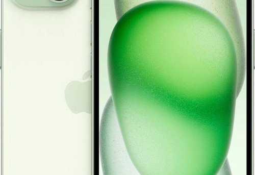 Смартфон Apple iPhone 15 128GB Dual nano SIM Зелен