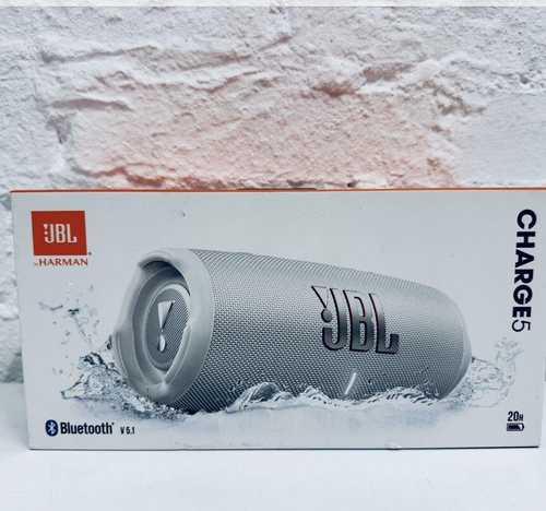 Портативная колонка JBL Charge 5 White