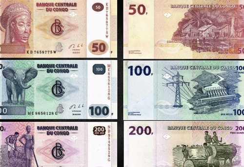 Набор банкнот Конго