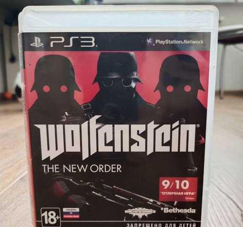 Диск Wolfenstein the new order на пс3