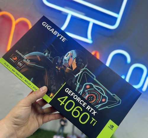 Видеокарта Gigabyte RTX 4060ti Gaming OC 8g