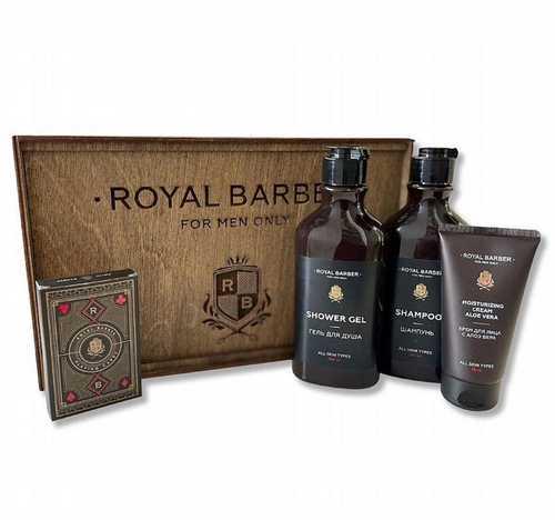 Набор в деревяном ящике royal barber