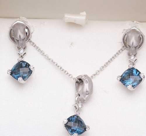 Серьги и Колье Magerit Vitral Gagola London Topaz