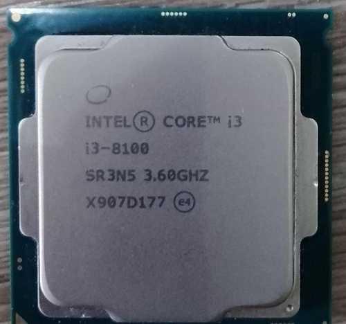 Процессор intel core i3-8100