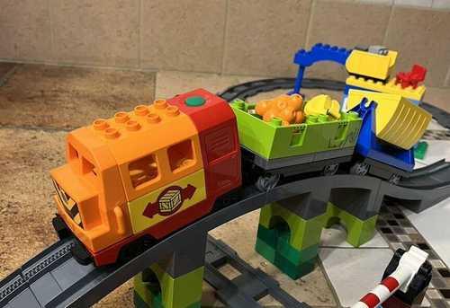 Lego duplo грузовой поезд 10508