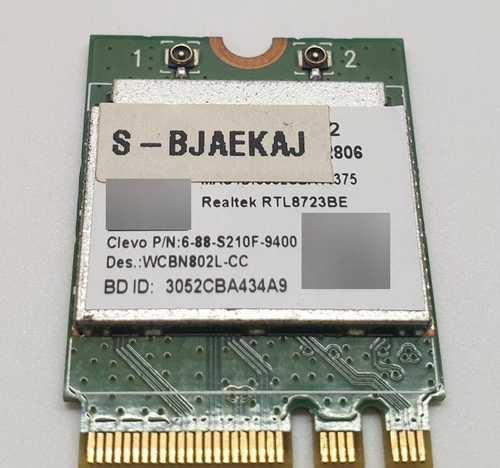 Плата Wi-Fi HP 15-BC, dexp CLV-950 RTL8723BE