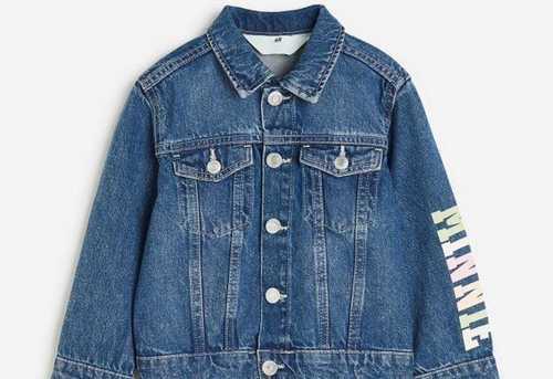 Куртка джинсовка с Минни Маус, 116 размер