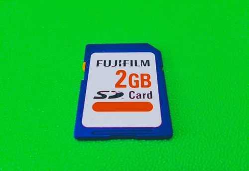 Карта памяти 2Gb Fujifilm Sd Card