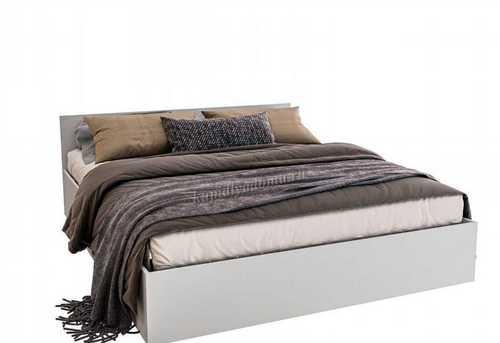 Кровать на 1,6 метра без матраса Белая