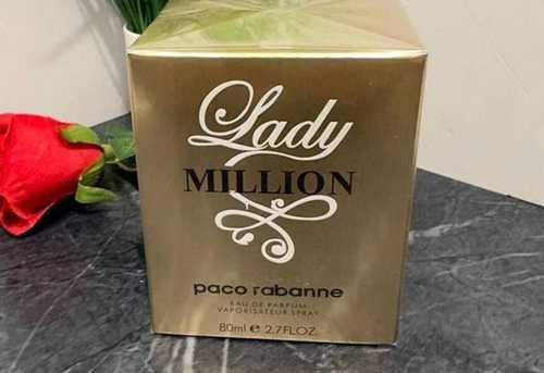 Paco Rabanne Lady Million парфюмерная вода 80ml