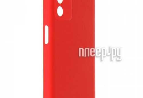 Чехол DF для Oppo A16 с микрофиброй Silicone R