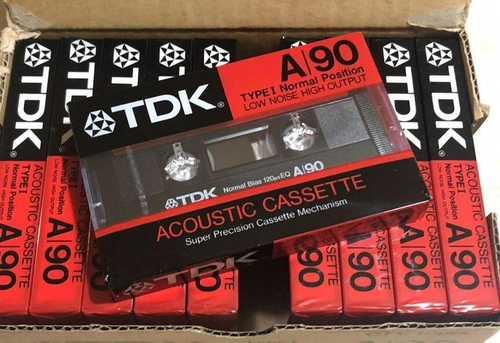 TDK A90 блок аудиокассет новых