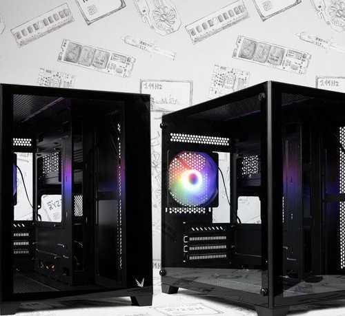 Корпус Formula Crystal Z5 Black mATX