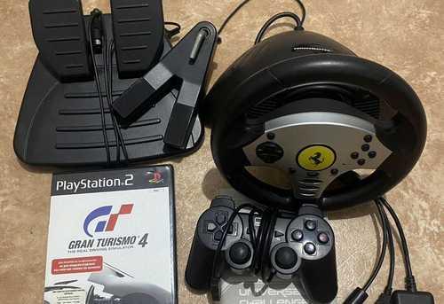 Gran turismo 4 ps2 руль и джойстик в подарок