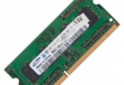 Оперативная память sodimm 1GB DDR3 samsung PC3-850