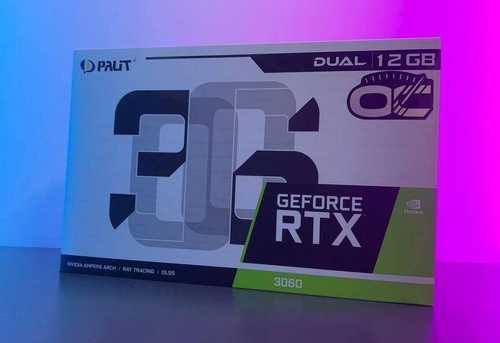 Видеокарта Новая Palit RTX 3060 Dual OC 12gb