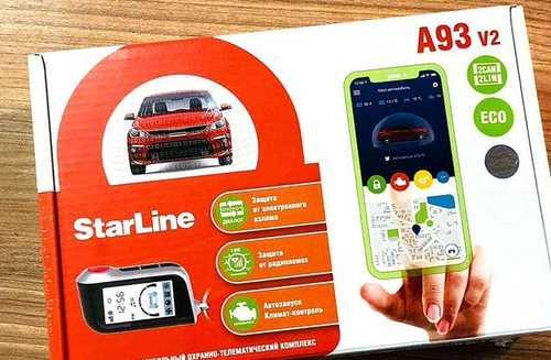 Сигнализация Starline A93 V2 2canlin ECO