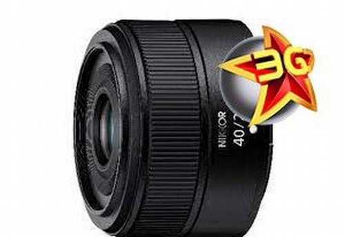 Объектив Nikon 40mm f/2 Nikkor Z